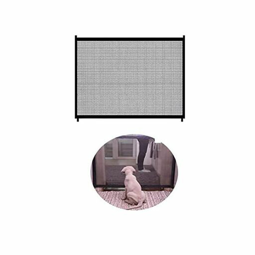 【包装内容】ペット犬用フェンスx1、金属ホルダーx2、接着フックx4、サイズ:110x72cm 【高品質材料】高品質ナイロン材料を用いて作られ、高強度と耐久性がある。接着フックは強力な接着力を提供し、壁を損傷することなく安定した取り付けを確...