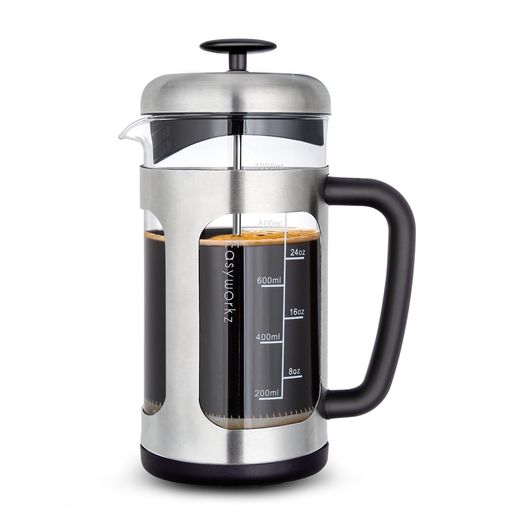 食器洗い機対応 「革新な 4 レベル濾過システムを備えたフレンチコーヒーポット」 最新の製造技術と美しさを組み合わせてこのエレガントなフレンチコーヒーポット、ティーポットをデザインしています。4 段階の極細マイクロステンレススチールメッシュ...
