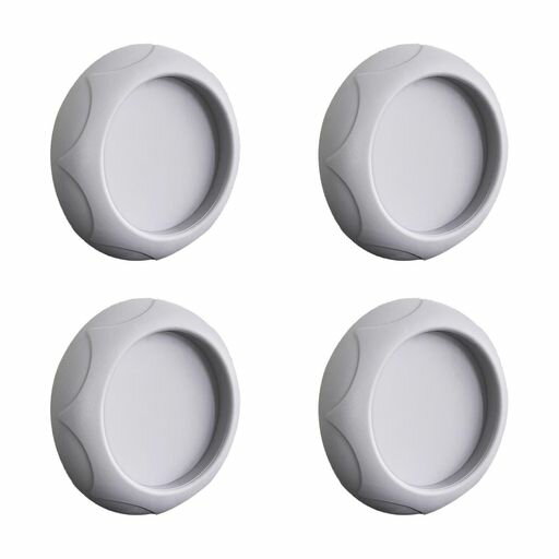 【商品仕様】セット内容:4個入り。サイズ:外径約6cm、内径約4.5cm、厚さ約1.5cm、内径深さ約0.5cm。 【主な用途】安全ドアガードレール、ドア手すり、シャワーカーテンロッド、カーテンロッド、ワードローブロッドなどに設置できます。...