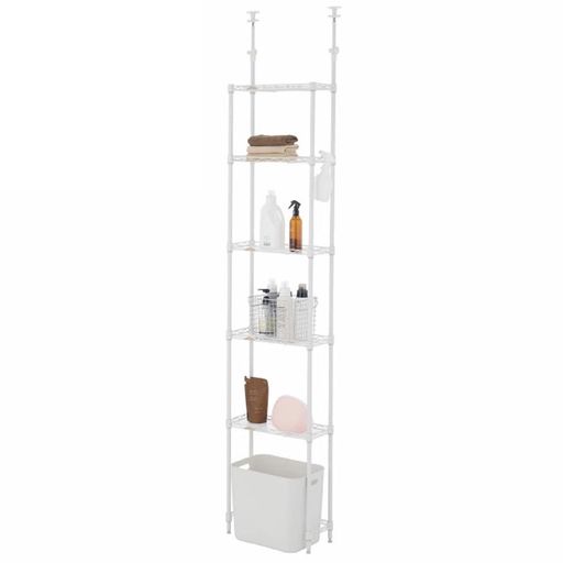 商品サイズ:幅47.5x奥行21x高さ220~280cm(棚板サイズ:幅44.5x奥行19.5) 耐荷重:[全体]約150kg[棚板1枚あたり]約30kg※耐荷重は均等荷重をかけた場合の測定値であり、保証値ではありません。 本体重量:10K...