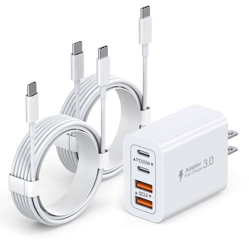 ⚡【20WUSB急速充電器】:Type-C充電器は、最大40Wの合計電力でPowerDeliveryおよびQuickCharge3.0急速充電機能をサポートします。USBポートは3.1A/5Vの出力電力を提供し、USB-Cポートは20Wの充...