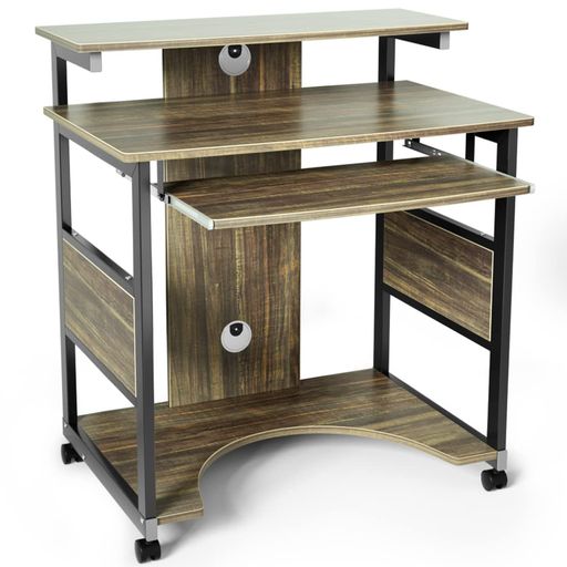 ✅【サイズ】幅80x奥行き50x高さ87cm【素材】天板・棚板:パーチクルボード(メラミン加工)脚部:スチール(粉体塗装)キャスター:プラスチック【耐荷重(約)】モニター台:20kg天板:35kgキーボードテーブル:5kg収納棚:10kg【...