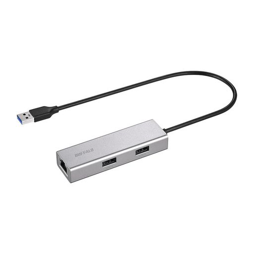 【USBボート不足を解消】ケーブル1本でUSBType-A機器3台をまとめて接続できる、Type-A接続のドッキングステーション 【有線LANで安定通信】Giga対応LANポートを備え、LANポートのないパソコンでも有線LAN接続が可能に ...