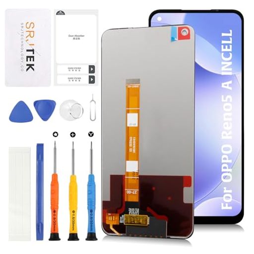 🎄【対応機種】: この修理用液晶パネル交換キットは、OPPO Reno5 A 専用設計です。対応モデル:Reno5 A SIMフリㄧ、ワイモバイル、楽天モバイル。🔸画面割れ、液晶の破損、タッチ非反応、偽色、表...