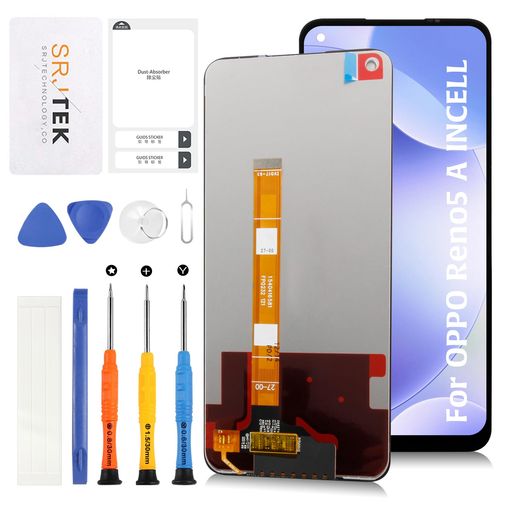 🎄【対応機種】: この修理用液晶パネル交換キットは、OPPO Reno5 A 専用設計です。対応モデル:Reno5 A SIMフリㄧ、ワイモバイル、楽天モバイル。🔸画面割れ、液晶の破損、タッチ非反応、偽色、表...