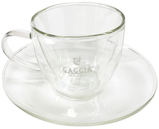 温かい飲み物 サイズ(約):カップ/口径8.4x高さ7.2cm、ソーサ―/直径15.5cm 本体重量(約)226g(1客) 素材・材質:ガラス 生産国:中国 容量:170ml、耐熱温度:120度