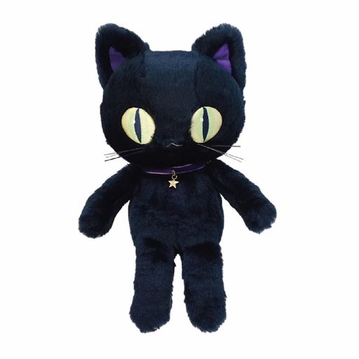 Ayumiブランドの猫「ブルー・ワールド」のぬいぐるみです。 ボディはもこもこなボア生地を使用。高級感があり触り心地も抜群です。 特徴的な大きな瞳は刺繍で細かな模様を表現。ぷっくり温かみのある仕上がりになっています。 ブロンズ色の星型チャー...