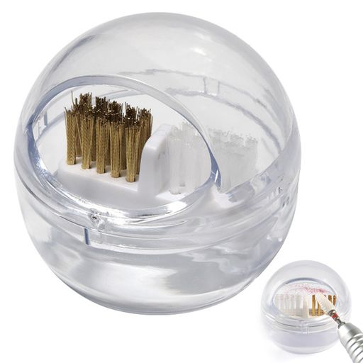 【商品仕様】ネイルダストブラシ*1色:示されているようにサイズ:約5.5*6CM重さ:約32g 【高効率】このネイルダストブラシは、落としにくい汚れの除去に最適です。ブラシはワイヤーブラシとナイロンブラシの2種類が付属します。ナイロンブラシ...