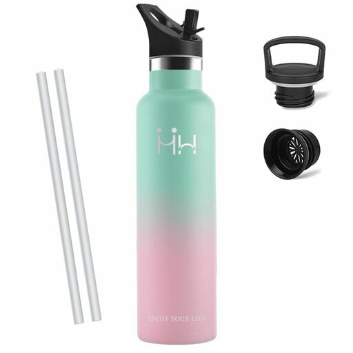 2WAY蓋&amp;炭酸対応で飲み方自由:直飲み用とストロー用の2種類の蓋が付属。炭酸飲料の泡立ちをキープする構造で、水、お茶、ジュース、炭酸水まで、あらゆる飲み物とシーンに対応します。 軽量・コンパクト設計:水筒1000ml重量わずか48...