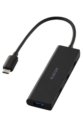 USB-Aポートを増やしてデスクまわりをすっきり。4つのUSB-Aポートを搭載した、USBType-C(TM)接続のUSBハブです。USB5Gbps(USB3.2(Gen1))で高速データ転送が可能です。機能を絞った薄型設計で、持ち運びにも...