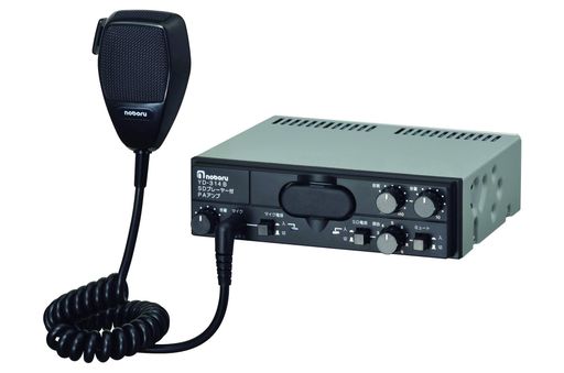 定格出力:10W 電源電圧:DC24V 入力回路:MIC 600Ωx1(標準ジャック) 寸法:幅178x高さ50x奥行164mm 質量:約1.0kg