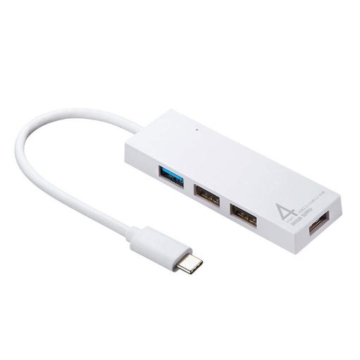 USB3.1 Gen1x1ポート、USB2.0x3ポートのコンボハブ USB Type-Cコネクタ採用で、Type-Cポートを搭載したパソコンなどで使用できます。 USB3.1 Gen1(USB3.0)x1ポート、USB2.0x3ポートのコ...