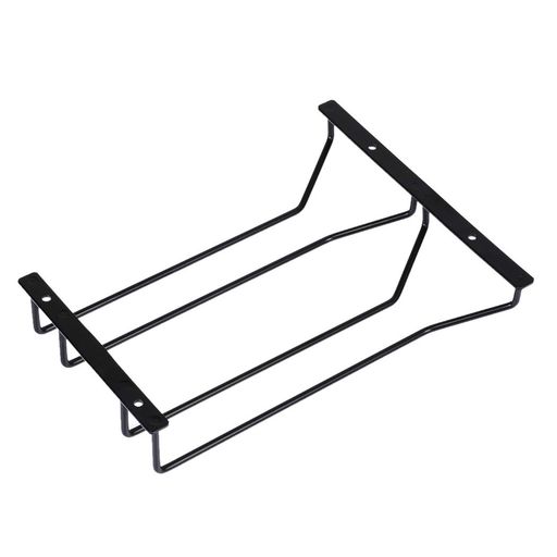 キャビネットの下で使う太いワイングラスラック。 1~2列。1列で2~3個、2列で合計4~6個のグラスが収納できます。グラスの底の直径によって異なります。 取り付けネジとネジカバーが付属しています。取り付け簡単。 クラシックな黒と白の色。ワイ...