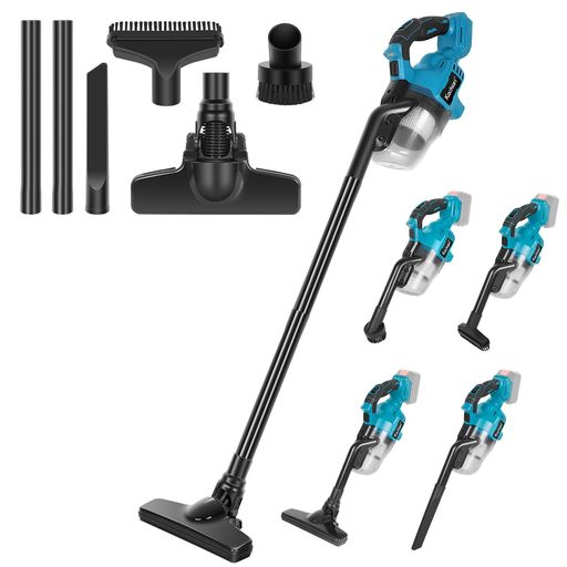 【充電式掃除機の用途】: 【豊富なアタッチメント・1台でゴミ一掃】30cm延長パイプ2本付き、身長に合わせて調整可能です。床面はもちろん、カーテンなどの高い所もラクラクお掃除!スティック掃除機とハンディ掃除機の2WAYモデルが展開されており...