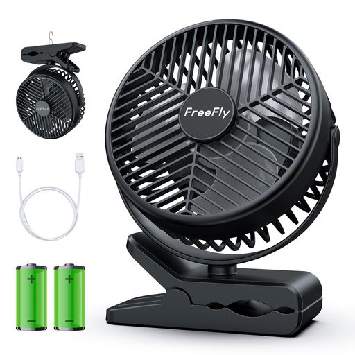 SKYGOO【10000mAh充電池内蔵&amp;スマート急速充電】21700リチウムイオン電池を内蔵し、大容量のバッテリーが内蔵され、市販の18650バッテリーより寿命が長いです。フル充電時で弱風最大約32時間の使用が可能です。中風/18...