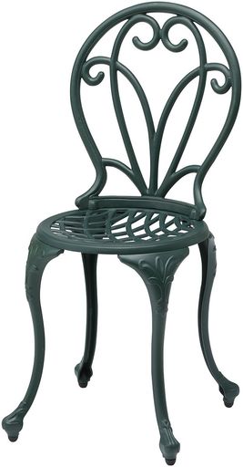 つる性植物をイメージしたエレガントな造形美のチェアー。つる性植物をイメージしたデザインがお庭のインテリアやカフェテーブルとしてしっかり馴染みます。 アルミ製なので丈夫で、軽量。重厚そうに見えて女性でも持ち運び可能。また、サビにも強く丈夫にで...