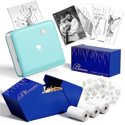 写真印刷、メモ印刷、ラベル印刷、在宅勤務、自宅学習、オフィス、学生 [実用性の高い勉強グッズ]このステッカープリンターがあれば、教科書の複雑な図例をいちいち手描くのに時間を費やすことはもう不要です。過去に間違えた試験問題も、スマホで撮影して...