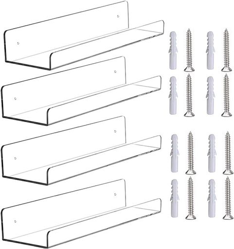【製品素材】約5mmのアクリル板で作ったので、しっかりして壊れにくいです。そして、アクリルは経年劣化で黄ばまなく、錆びないです。長い時間使っても問題はありません。 【サイズ】長さ38cm幅11cm高さ7.8cm重量0.38kg。のフチが付い...