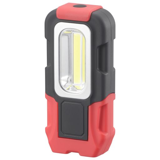 【特長】◆底部マグネット、吊り下げフック付き◆照射角度は約70°◆連続点灯は約5時間◆COBLED使用 【仕様】◆使用電源:単4形乾電池x3本◆使用光源:LEDx1灯(交換不可)/昼光色◆全光束:約130ルーメン◆照度:約70ルクス(100...