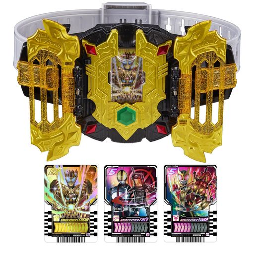 『仮面ライダーガッチャードvs仮面ライダーレジェンド』より、レジェンドライダーカードで遊べる!「変身ベルトDXレジェンドライバー」が登場! 仮面ライダーレジェンドのライドケミートレカをセットしてベルトを回転させると、ベルトが展開してLEDが...