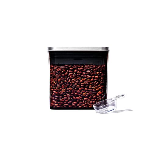サイズ:約 縦160mmx横110mmx高さ160mm 生産国:中国 容量:1.6L/スクープ120ml コーヒー豆 茶葉 の保管に便利なコンテナとスクープのセット 高級感のあるステンレスのデザイン 遮光効果(UVカット)のあるコンテナ O...