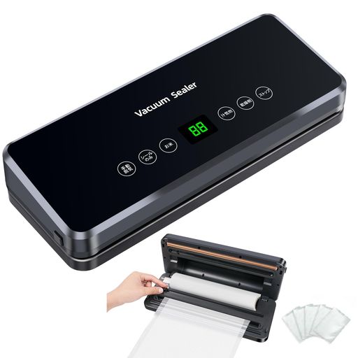 【5モードで多彩なニーズに対応】真空パック機/シーラー食品専用の5モード(シングルモード/パルスモード/米ブロックモード/ウェットモード/ドライモード)を装備。1.シングルモード:ポテトチップスやパンなど柔らかい食品に最適で、真空度を自由調...