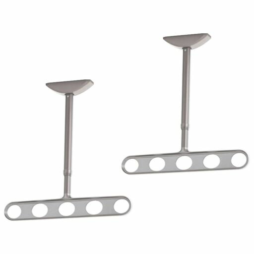 カラー:ステンカラー サイズ:アーム長さ/450mm、全長/460-530-600mm(3段階調節) 重量:2200g 内容:2本1セット 材質:ベース/ステンレス、アーム/アルミダイカスト(塗装仕上)、ポール/アルミ押出形材(アルマイト+...