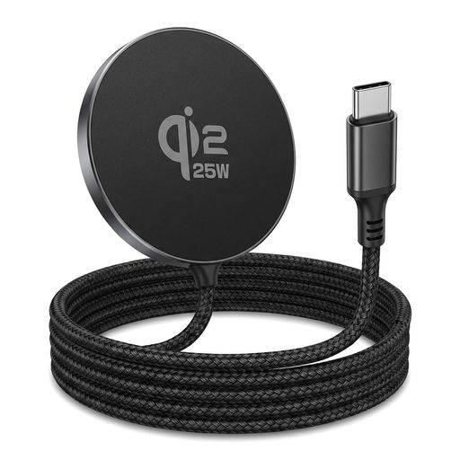 【25W高速充電】:無線充電パッドは最新のQI2技術を採用し、25Wまでの高速充電が可能です。標準的なワイヤレス充電器に比べて、互換性のあるIPHONEやその他のQI対応機器を充電する時間は圧倒的に短くて済みます。 【ポータブル&amp;旅...