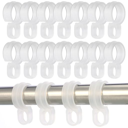 【パッケージ仕様】50個入りセット、直径約25mm-30mmの物干し竿に合います。日常生活の中の需要を満たすことができま。(伸縮性があり、適切に伸縮できます)。 【材質】無臭、無害、耐老化のABSプラスチックを採用してので、非常に丈夫で耐久...