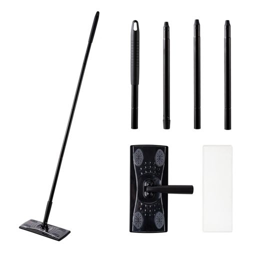 【フロアワイパー基本情報】:フロアワイパー本体サイズ:25.0x11.0x120.0cm。フロアワイパー重量:460g。フロアワイパーカラー:4色。ブラック、レッド、べジュー、ホワイト。 【フロアワイパーセット詳細】:フロアワイパー本体1個...