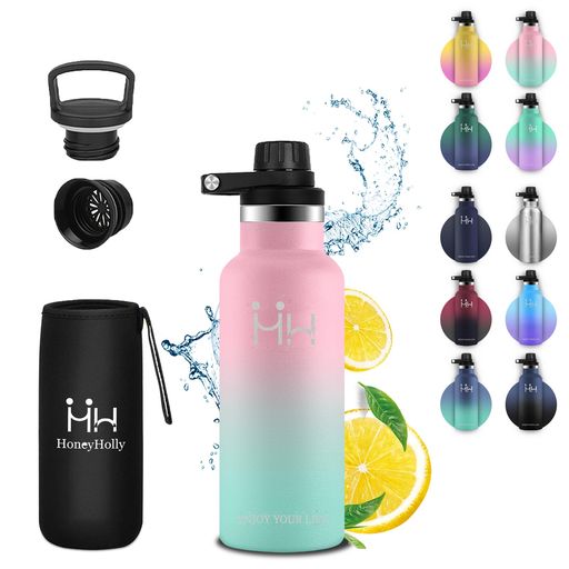 【長時間保温・保冷を実現する真空断熱構造】Eliciyaステンレス水筒は、真空断熱構造と二重壁設計により、冷たい飲み物は最大12時間、温かい飲み物は最大8時間の温度をしっかりとキープします。炭酸飲料対応で、アウトドアや通勤、通学の際にも安心...