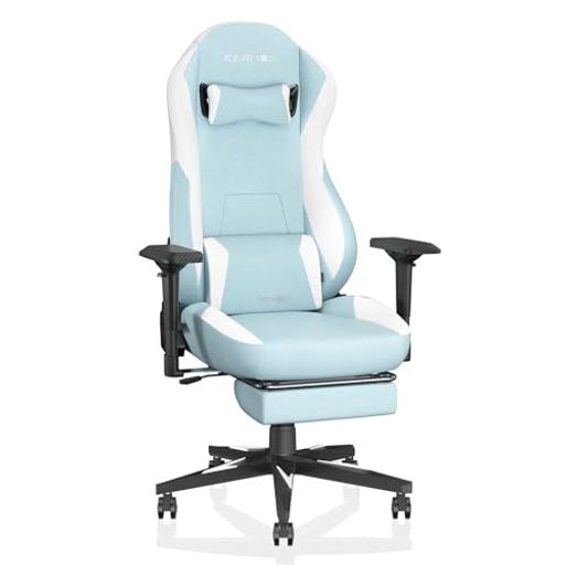 【ゲーミングチェアに最適な高品質ファブリック素材を採用した人間工学設計のゲーミングチェア】:KARNOXゲーミングチェアは、高品質のゲーミングチェアファブリック素材を使用し、厚い背部サポートと3D立体ハイバウンドクッションを採用しています。...