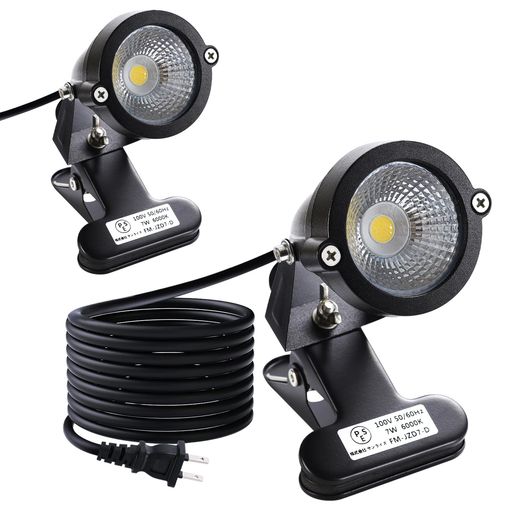 LED クリップライト: 12W の高出力 LED スポットライトで、昼光色 6000K の暖色が特徴です。 防水設計: 屋外や屋内の両方で使用できる防水構造になっています。 看板照明: 店舗の看板や黒板に最適な照明で、お店の存在感を高めま...