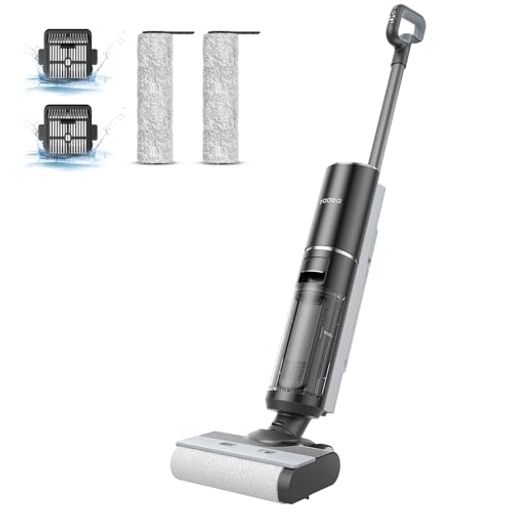 床掃除用(塩ビ床、たたみ、タイル、大理石、フローリングなど対応) ※【一台で床掃除のストレスを解消】床を水拭き・乾拭きしながら、汚れた水とゴミを吸引できる乾湿両用クリーナーが新登場。ローラータイプのモップと吸引力を備え、従来の掃除機と同じく...