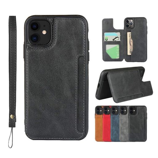 【対応機種】iPhone 11Pro Max 手帳型ケース対応専用( iPhone case (6.5インチ)専用 )アイフォン 11 Pro Max ケース 財布型 縄掛け レザー + TPU カバー素材背面保護携帯電話ケース。 【財布と...
