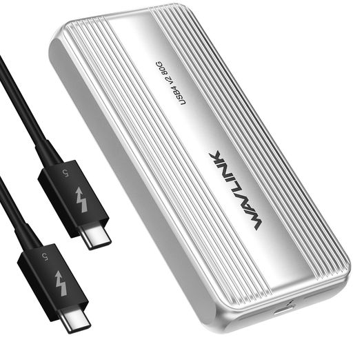 【 USB4 V2で80Gbpsの高速転送を解き放つ】 USB4 V2技術を搭載し、最大読み込み速度6000MB/s超、書き込み速度5000MB/s超を実現(WAVLINKラボ測定値)。JHL9480チップを採用し、従来のUSB4ドライブよ...