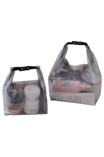 【商品詳細】大サイズ:35*25.5cm、小サイズ:28*24cm。大容量タイプ、海水浴、プール、レジャー、アウトドアなどで大活躍。 【優れた素材】EVA樹脂素材なので水滴を弾きやすく、サウナやプールで濡れたタオルやハットなどをそのまま収納...