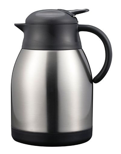 サイズ(約):幅175x奥行145x高さ230mm 本体重量(約):700g 素材・材質:本体内側/ステンレス鋼、本体外側/ステンレス鋼(アクリル樹脂塗装)、口がね/ポリプロピレン、ふた栓/ポリプロピレン、開閉レバー/ABS樹脂、パッキン/...