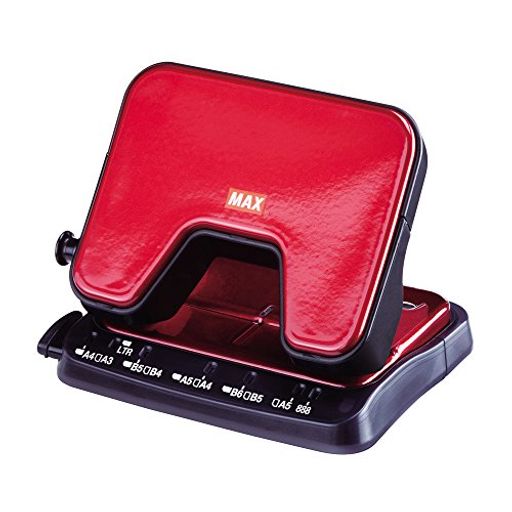 本体サイズ:H95xW119xD101mm、質量:305g 軽い力で25枚! / センタリングゲージ搭載 『中空刃+押し出し棒』機構 ハンドルを下げた状態でストッパを押すとロック、 机の引き出しの中やカバンの中等コンパクトに収納が可能です。