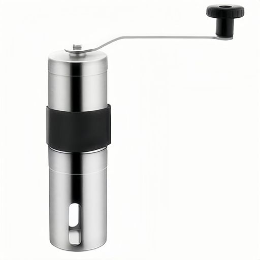 【大容量とコンパクトデザイン】:サイズ約19cmx4.8cm、容量約30gのコーヒー豆を一度にすり潰せる大容量ながら、コンパクトなデザインです。 【耐久性のある素材】:高品質のステンレス鋼製で、長期間使用できます。挽き具合を調整できる陶磁器...