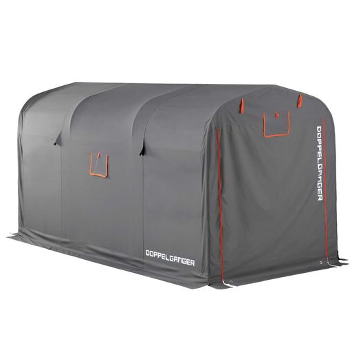 サイズ:W160xL(D)337xH170cm、重量:20.5kg カラー:グレー、材質:生地:ポリエステル、フレーム:スチール パイプ径:20mm、組立て推奨人数:2人以上、組立目安時間:60分 別途用意が必要な工具:ゴムハンマー 製品特...