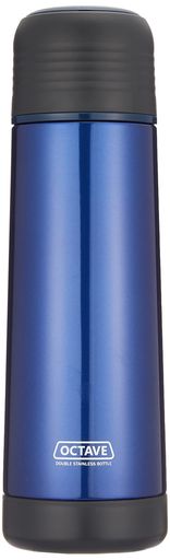 製品サイズ:(約)外径75x高さ240mm、口径45mm 材質:内びん/ステンレス鋼、胴部/ステンレス鋼(焼付塗装)、コップ・底部・中せん/ポリプロピレン(耐熱温度100度)、パッキン/シリコーンゴム(耐熱温度180度) 原産国:中国 実容...