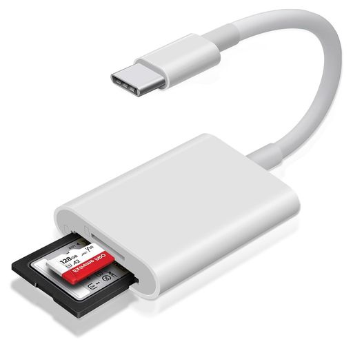 ⚡【 2in1 SD/TFカードリーダー高速転送 &amp; 即挿即用】良いニュースです!最新モデルが登場しました! i-phone sdカードリーダ このカードリーダーはスロットが2つ付き、 SD、SDHC、SDXC、MMC Micro、...