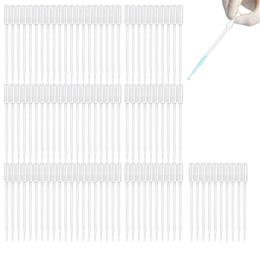 【商品内容】100本入りのスポイトセット。容量は0.5mlで、ポリエチレン製の高品質素材を使用。 【読み取りやすい目盛り】目盛りがしっかりと刻印されており、抽出量の確認が簡単にできます。 【高品質な材質】無毒・無臭のポリエチレン素材で作られ...