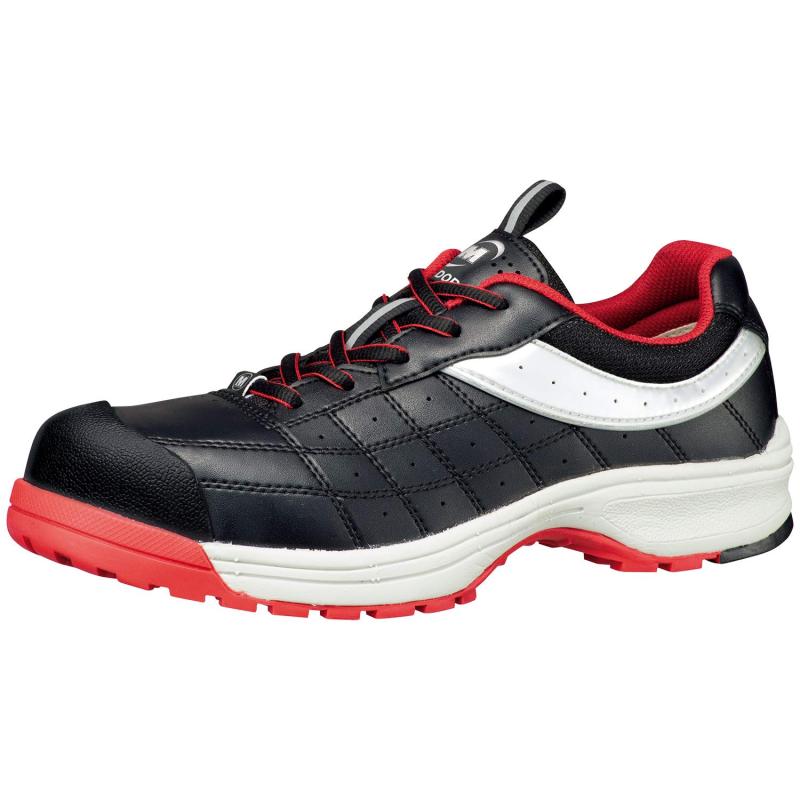 [ミドリ安全] 安全作業靴 JSAA認定 プロスニーカー 衝撃吸収 MPN902[規格] ●JSAA認定　A種（普通作業用）合成皮革製プロスニーカー/踵衝撃吸収[素材] ●先芯：ワイド樹脂　●甲被：合成皮革/メッシュ　●中敷：EVAカップイ...