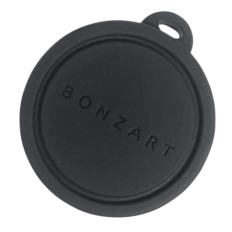 BONZART（ボンザート）カメラレンズキャップ BONZ-CAP フロントキャップ ZIEGEL/AMPEL対応 ツイーゲル/アンペル 紛失防止用ストラップ付（ブラック）