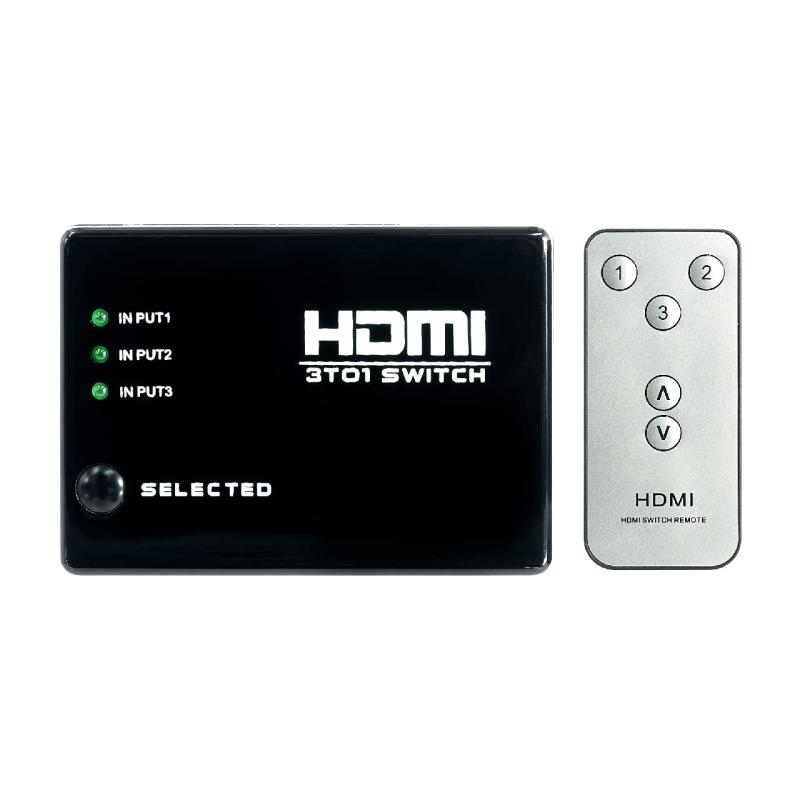 ビートソニック(Beat-Sonic) HDMI切替器 IF21A型番:IF21A外形寸法:W82×D58.5×H18.5mm同梱品:IF21A本体/リモコン(電池(CR-2025)内蔵)/リモコン受光ユニット(約1m)/両面テープ(リモコ...