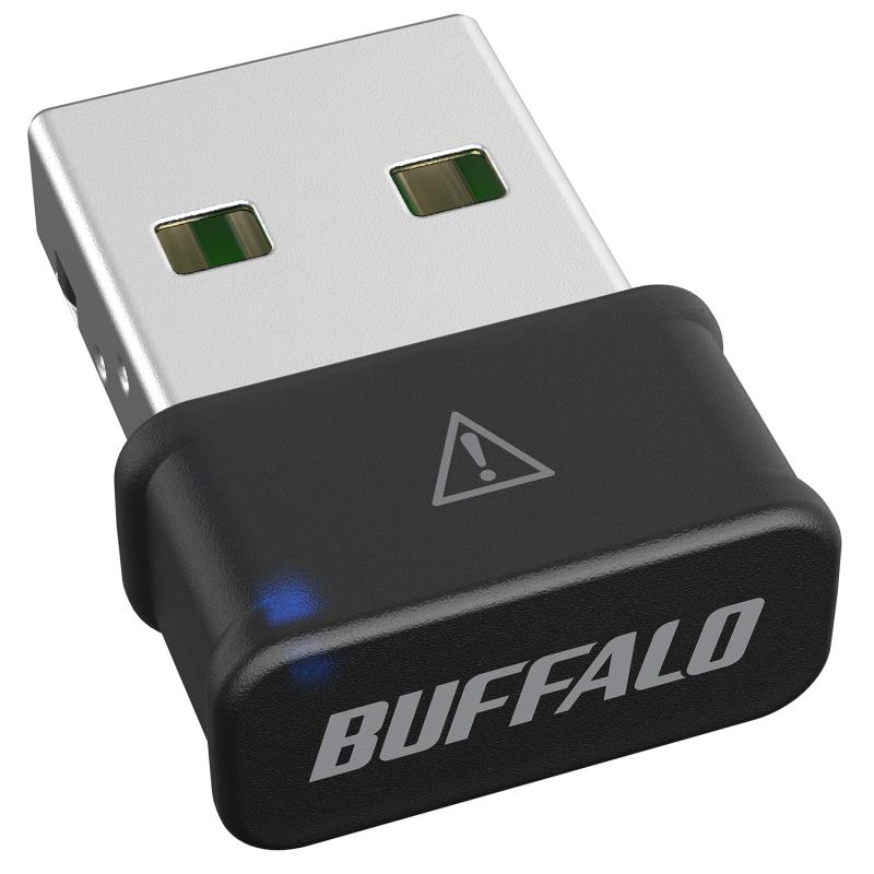 バッファロー WiFi 無線LAN 子機 アダプター コンパクト 866Mbps/433Mbps 11ac/n/a/g/b USB 2.0 WPA3 WI-U2-866DM/N【Wi-Fi 5で高速通信】5GHz：866Mbps / 2.4...