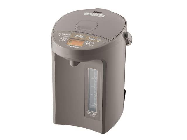 象印マホービン 電気ポット 2.2L ライトブラウン CV-GC22-TL905W「スピード沸騰」大きな文字の操作パネルで、見やすく使いやすい