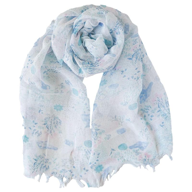 [linen] チクチクしない 麻ストール 抗菌 防臭 UVカット ST5963 38cm×180cm【麻と綿を織り交ぜ、優しい肌触りに】linenの麻ストールは、夏にぴったりのさらさらとした麻で作られています。麻特有のかたさやチクチク感が...